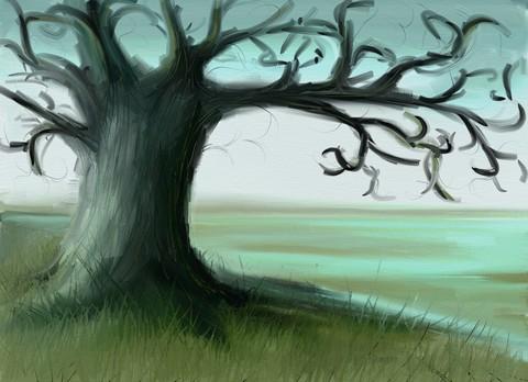 Sad Tree Painting